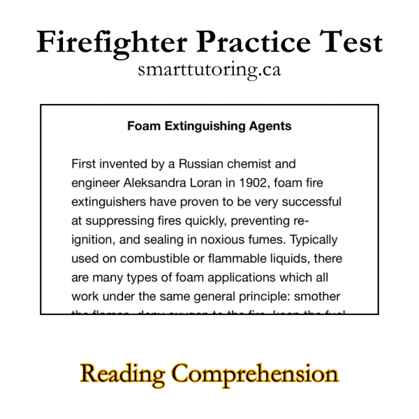 Firefighter Reading Comprehension Practice Test & Passage PDF